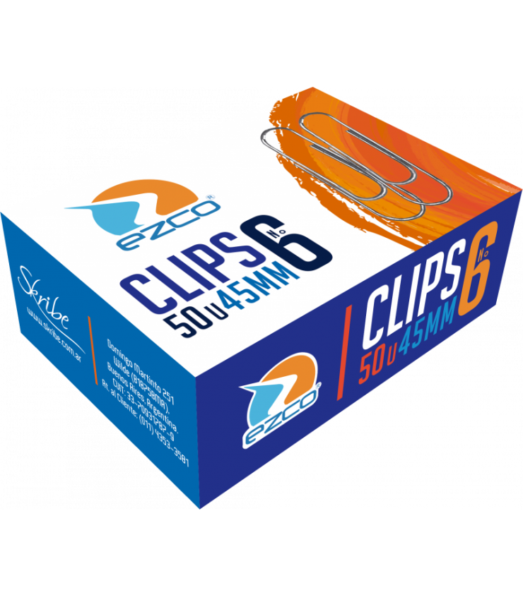 Broches Clips Ezco Nº6