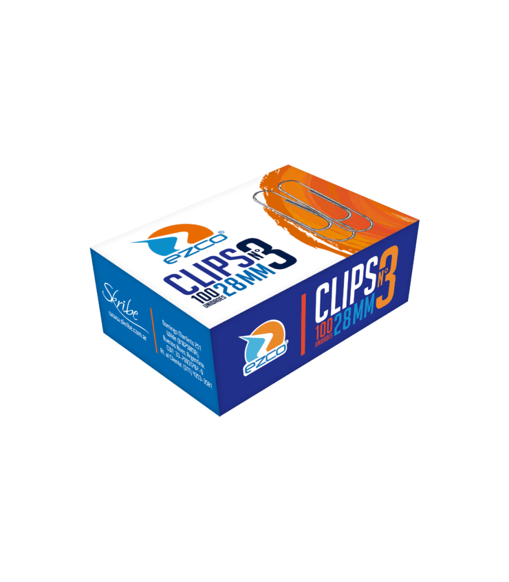 Broches Clips Ezco Nº3